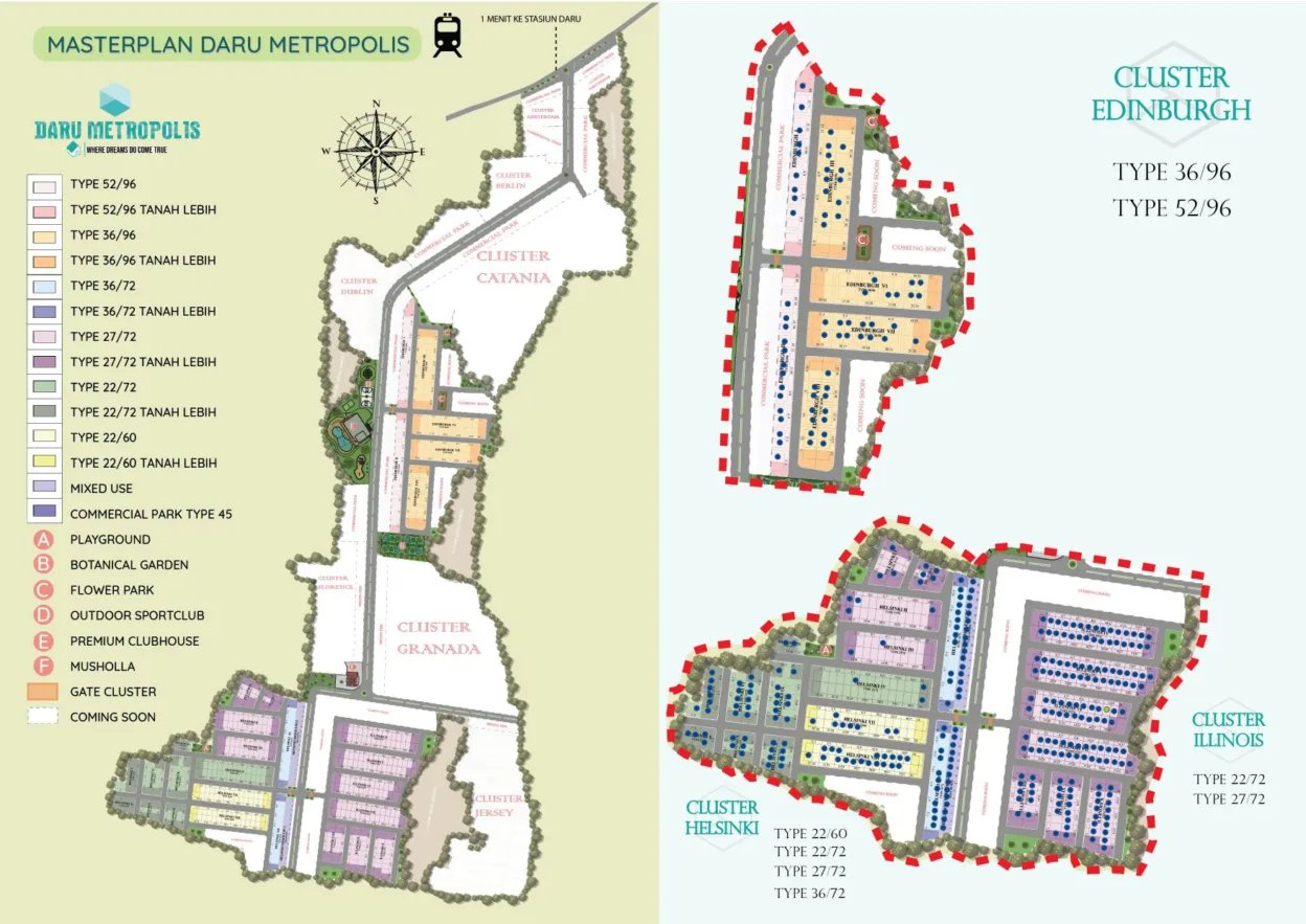 Daru Metropolis Cluster HELSINKI I - CV. Halim Putra Perkasa HPP Property
